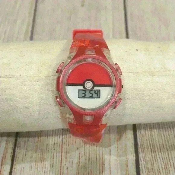 Pokemon | Accessories | Pokemon Red Watch | Poshmark